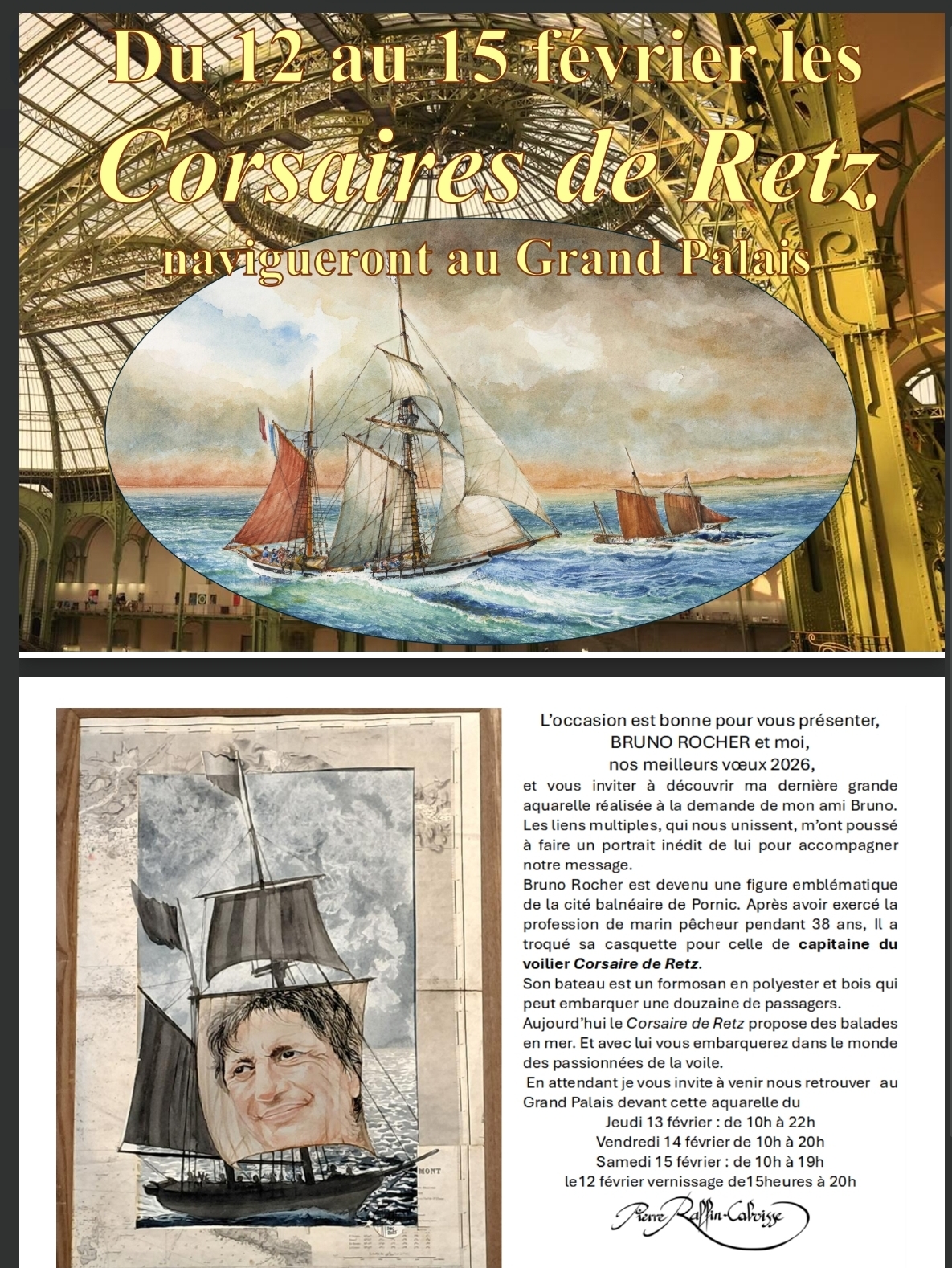 Pierre Raffin – Grand Palais 12 au 15 février 2026 – Maison de la Mer